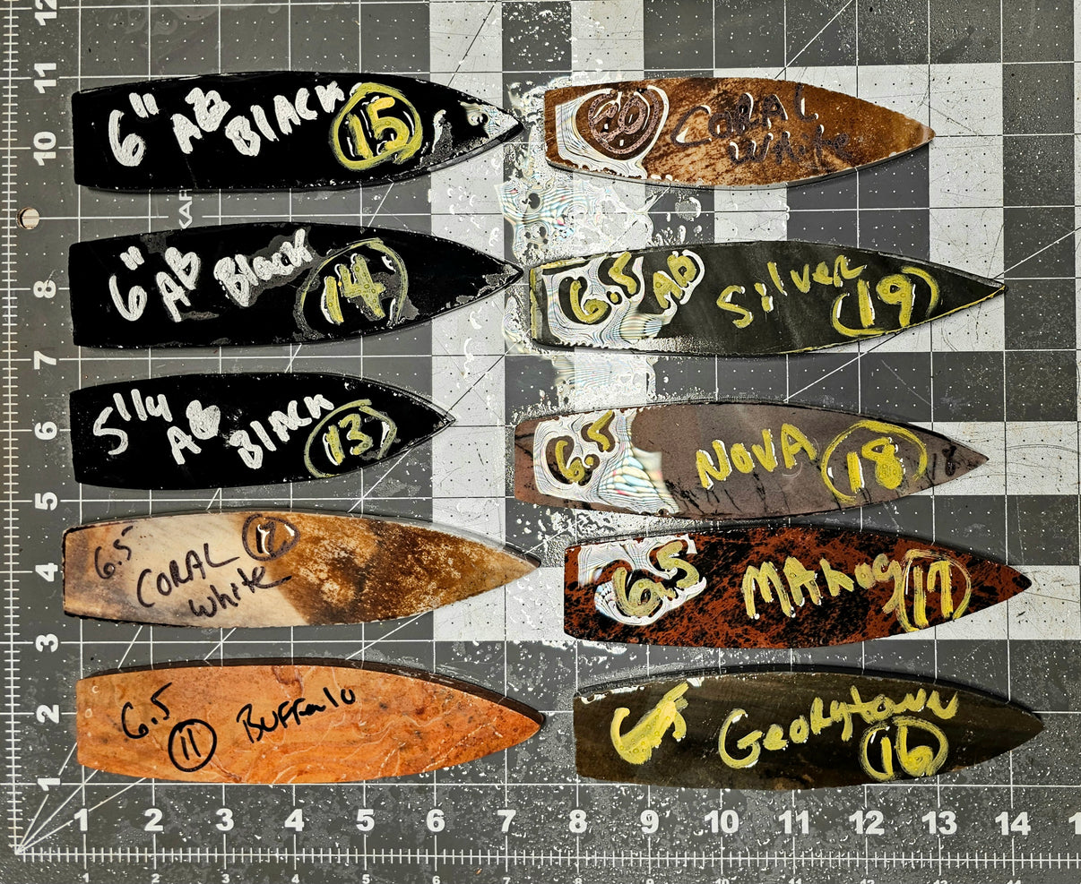 Page 2 Agate Basin Preforms,Flintknapping Slabs. – Flintknapping traditions