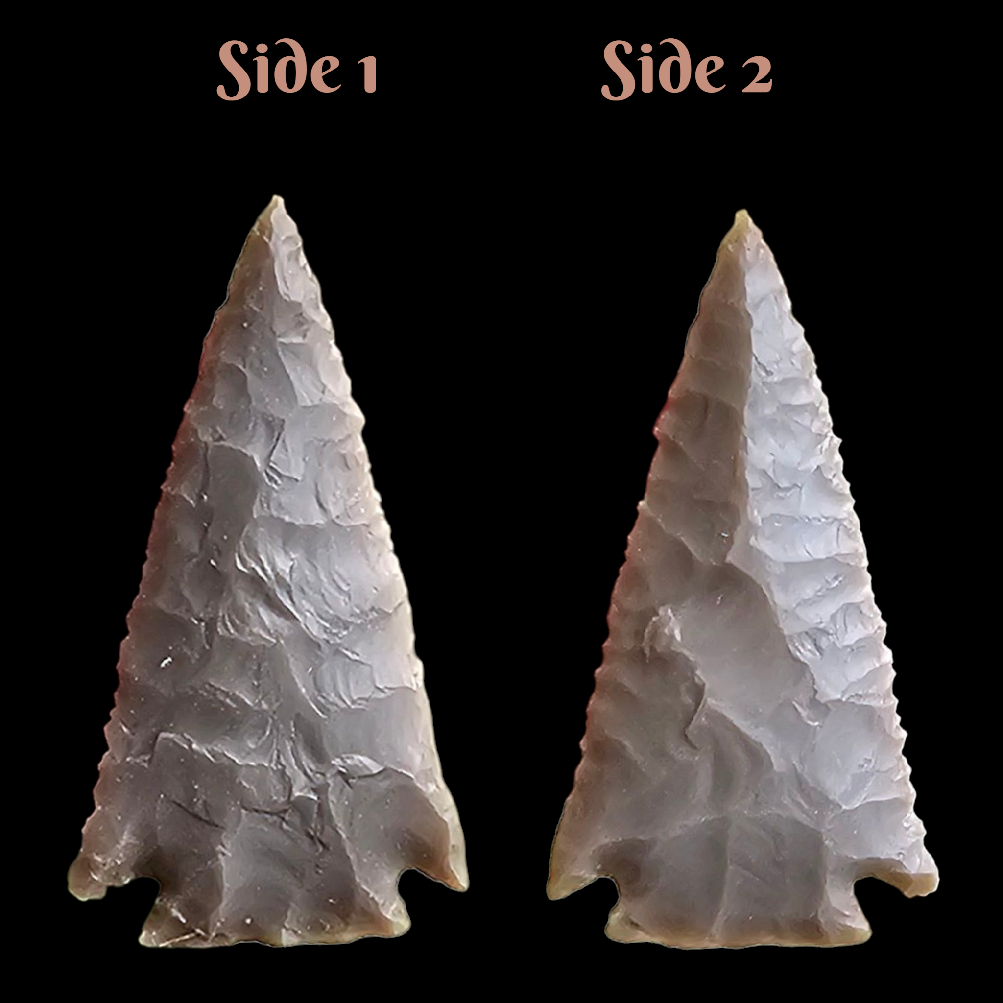 Corner Notch Arrowhead / Spear Point, Edward's Chert Arrowhead ...
