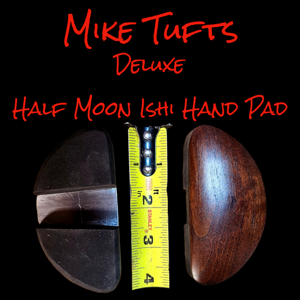 Mike Tufts Reinforced Wide Sloted Half Moon Pad – Flintknapping traditions
