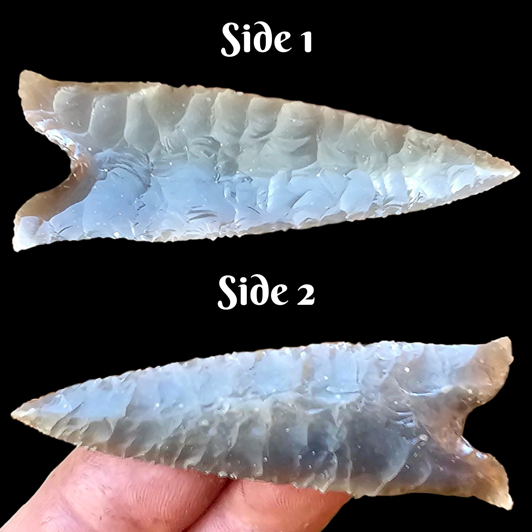 Modern Dalton Arrowhead / Spear Point – Flintknapping traditions