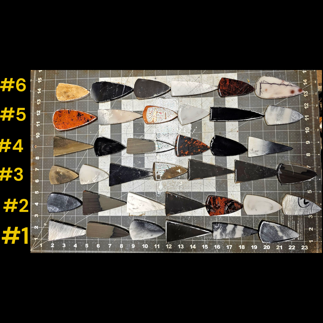 Page 1 Arrowhead Preforms, Mixed Material Performs,Flintknapping Slabs ...