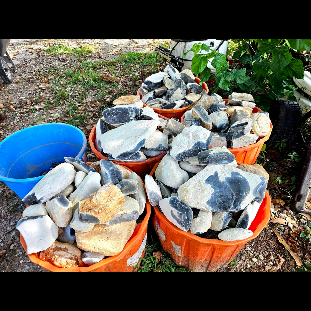 20+ Pounds Georgetown Flint, High Grade Flint, Flintknapping, Lapidary ...